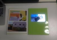 China Newest 4.3 inch digital booklet calendar/LCD video brochure card, TFT screen for video card for sale