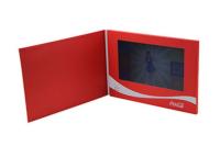 China New technology hot sale CocaCola custom 4C printing lcd video brochure 7 screen inch video in brochure card for sale