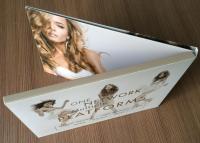 China A5 Size Folded Lcd Greeting Card Hd Video Brochure Rechargeable for sale