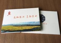 China European Style 5inch LCD screen dynamic video brochure with A5 Print  digital video brochure PVC050 for sale