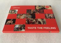 China video display brochure 7'' LCD screen Coca cola brand advertising card video brochures card for sale