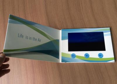 China Innovative marketing & communication  7''  screen Button controlvideo graphic business card for property for sale