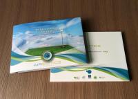 China Innovative marketing & communication  7''  screen Button controlvideo graphic business card for property for sale