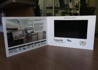 China Art & Craft Materials promotional 7''  TFT LCD brochures rechargeable video brochure card with Custom printed designs for sale