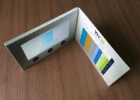 China Convenient Folded Recordable Video Greeting Card Promotional Video Brochure for sale