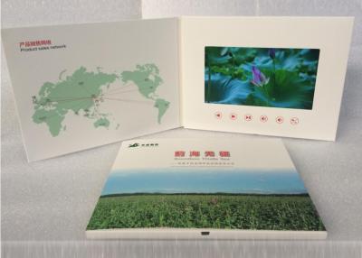 China China supply Product sales tool digital video brochure  7'' LCD screen video brochure card with full color printing for sale