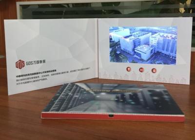China Fully customizable Product sales tool digital video brochure  7''  screen video brochure card with full color printing for sale