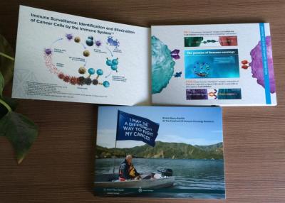China 2017 custom design TFT Screen  LCD Video Brochure Digital Advertising Branding brochures with full color printing for sale