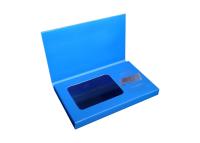 China 2.4inch LCD screen video bussiness card in name card size for business gift digital business card custom printing PVC024 for sale