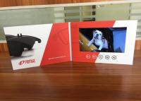 China China supply high impact customized folded video brochure printing for promotion 7inch lcd screen video business card for sale