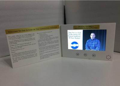 China Personalized Video Greeting Card High Definition Electric For Advertising for sale
