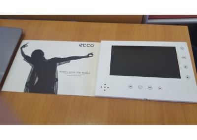 China 2017 New Product hot selling personalized 7'' screen video greeting card dynamic video brochure for custom design for sale