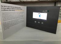 China Paper Material Lcd Greeting Card 4.3 Inch 350mAh-2000mAh Li-Ion Battery for sale