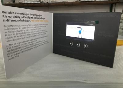 China Paper Material Lcd Greeting Card 4.3 Inch 350mAh-2000mAh Li-Ion Battery for sale