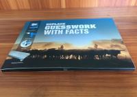 China Customized printed design video brochure 10'' wide screen video advertising cards for product sales for sale