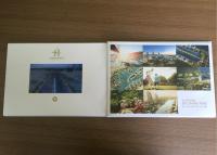 China Hard Cover Digital Video Visiting Card Video Brochure Business Card for sale