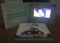 China Advertisement and promotion Use 5inch LCD screen  video brochure with A5 size silver for healthcare marketing for sale
