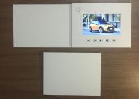 China 2017 Paper crafts Mate Lamination  finishing  7'' lcd screen video brochure  white blank card with buttons  gold foiling for sale