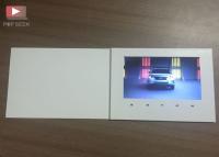 China High impact promotional video brochure 10'' wide screen video business cards plain white card for sale