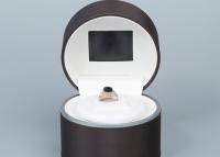 China Decorative Luxury LCD Ring Box Video Presentation Box With LED Light Control for sale