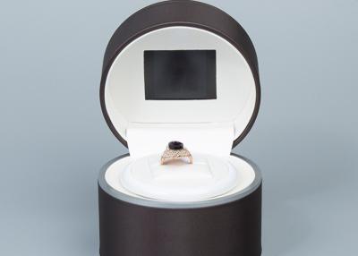 China Decorative Luxury LCD Ring Box Video Presentation Box With LED Light Control for sale