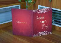 China A4 Size Video Greeting Card Wedding Convenient With USB Cable for sale