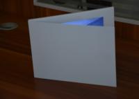 China Creative marketing stragety 7inch lcd screen video branding brochures white blank card no printing for sale