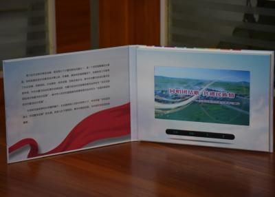 China Creative Video marketing technology 7inch HD lcd  video brochures video in printing touch screen optional for sale