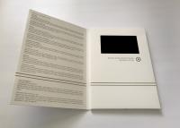China 4.3 Inch Interactive Video Brochure Lcd Greeting Card A5 Size Business Promotional Card for sale