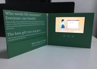China Creative Video Card Mailer HD Advertising For Insurance Education for sale