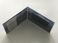 China Government event launch lcd 7inch tft screen video brochure glossy lamination printing customized for sale
