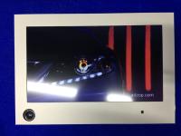 China Custom business and Paper Material 10.1inch screen lcd advertising player POP display with metal hook for shelf sales for sale