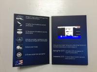 China Book Style and Paper Material digital video card 4.3'' lcd screen video brochure for event invitation for sale