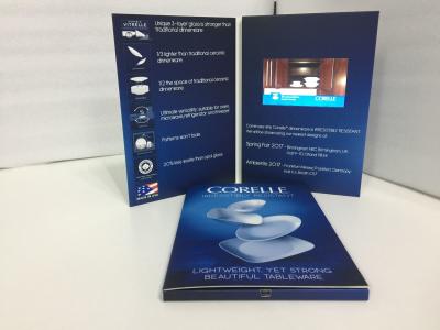 China 4.3 Inch Digital Lcd Video Brochure Card For Event Video Marketing 256MB for sale