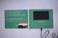 China 7 Inch Video Business Card Tft Screen Digital With Pocket ROHS for sale
