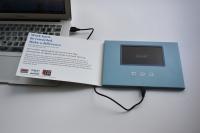 China 5 Inch LCD Video Screen Brochure Greeting Card With Video Screen for sale