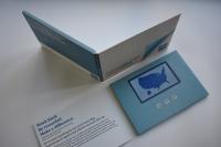 China Portable LCD Video Brochure With CE Certification 112x63mm Display Area for sale