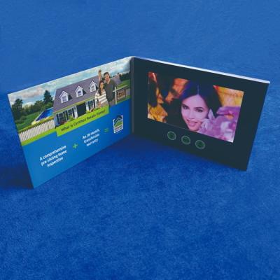 China Custom Video Brochure For Real Estate Marketing 7 Inch Screen For Property Promotion for sale