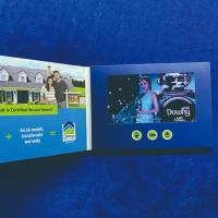China Custom Video Brochure For Real Estate Marketing 7 Inch Screen For Property Promotion for sale