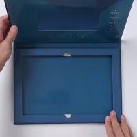 China 4.3 Inch Video Booklet With Hardcover Flip Design And Custom EVA Insert For Brochures for sale
