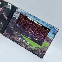 China Personalized Hardcover LCD Video Brochure 7inch Screen for Artists&Musicians & Influencers for sale