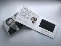 China Card product type 7inch tft screen video brochure lcd video booklet with customized video for technology demonstration for sale