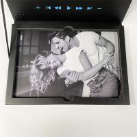 China FlipPack Video Stand Booklet 7 Inch IPS Screen - Flip Style Promotional Booklet with Storage Groove & Stand Strap for sale