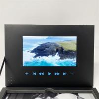 China FlipPack Video Stand Booklet 7 Inch IPS Screen - Flip Style Promotional Booklet with Storage Groove & Stand Strap for sale
