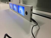 China New style Digital Signage 4.3inch screen Smart LCD Shelving Strips paper card  digital display at the shelf edge for sale