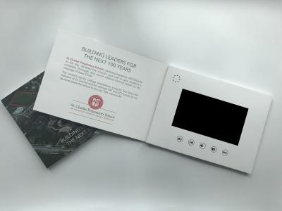 China Portable Video Card Mailer Rechargeable With 128MB-8GB Memory for sale