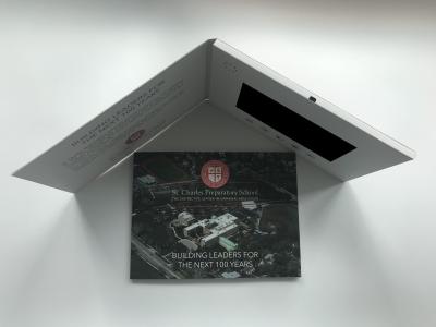 China 7 Inch TFT Screen Digital Video Brochure With High School Introduction for sale