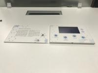 China Portable Video Message Card Custom Video Brochures For Wedding for sale
