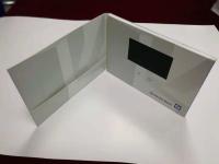 China Custom design paper material display video card 4.3'' lcd screen video brochure digital video display with inside pocket for sale