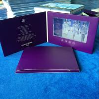 China Promotional paper craft Style and event launch 7inch LCD screen video brochure card Video booklet for product marketing for sale